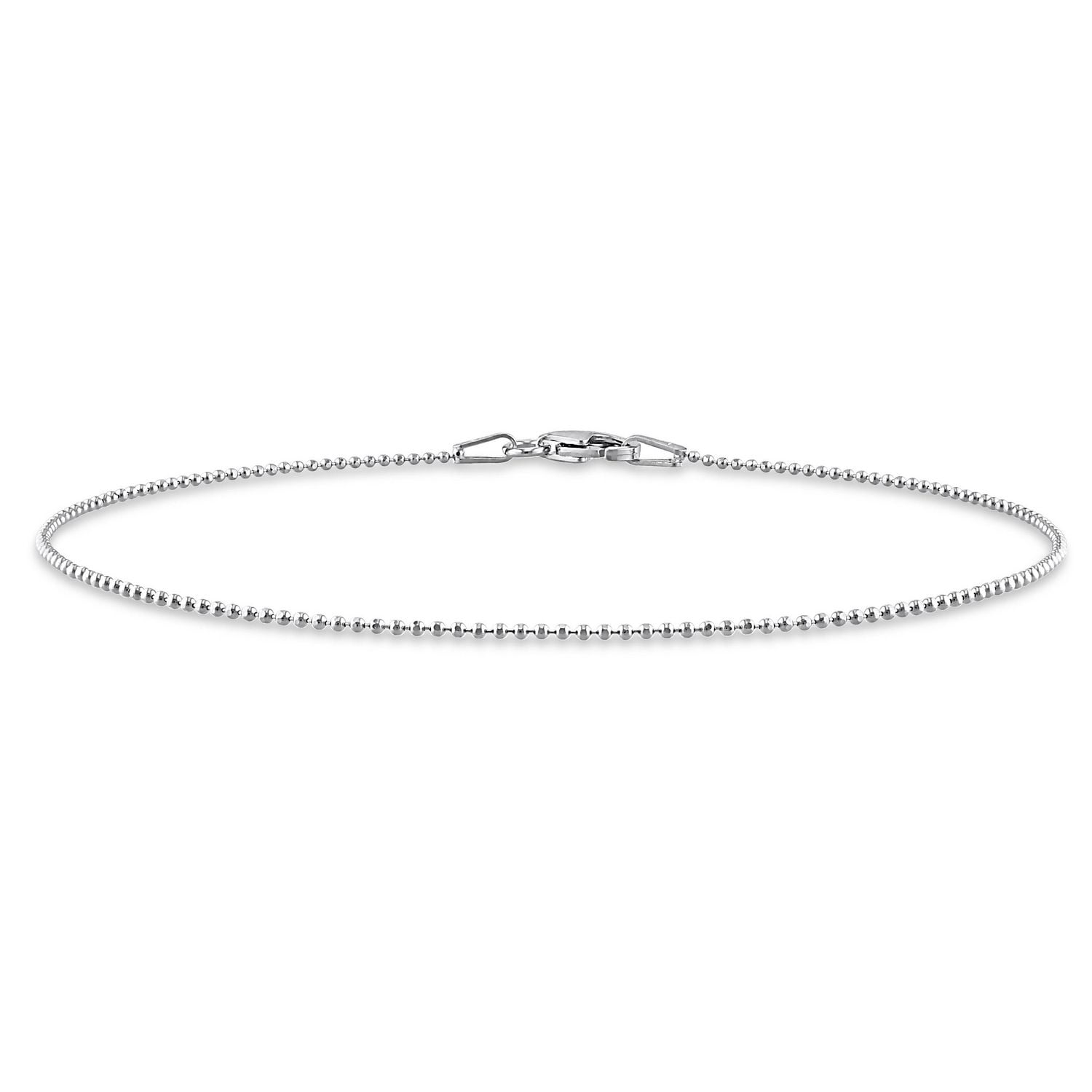 Click here for Miabella Sterling Silver Ball Chain Mens Bracelet... prices