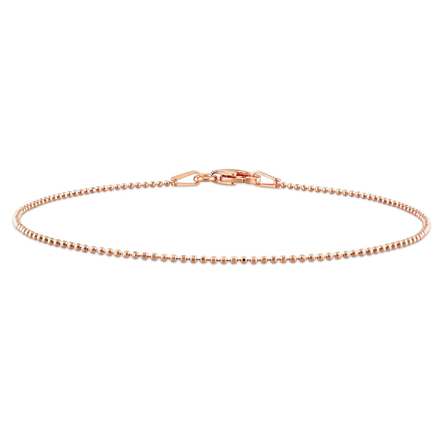 Click here for Miabella 18k Rose Gold Plated Sterling Silver Ball... prices