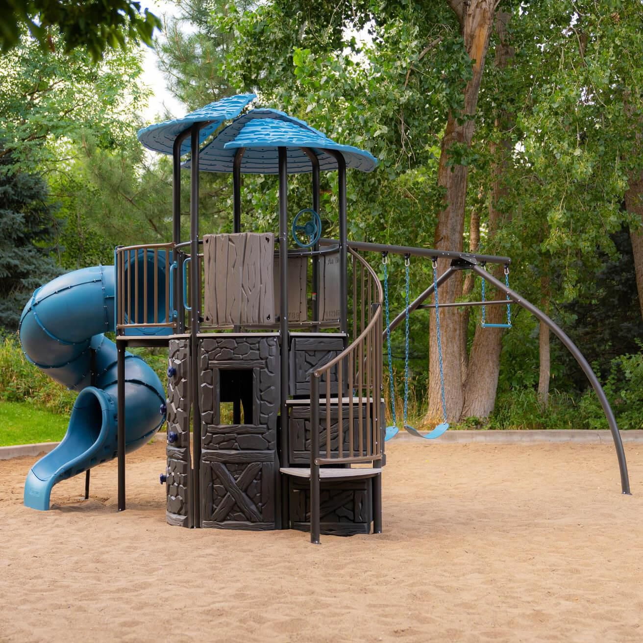 Lifetime Adventure Castle Playset With Swings Walmart