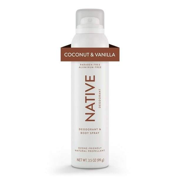 Native Aerosol-Free Spray Deodorant, Coconut & Vanilla, 99g - Walmart.ca