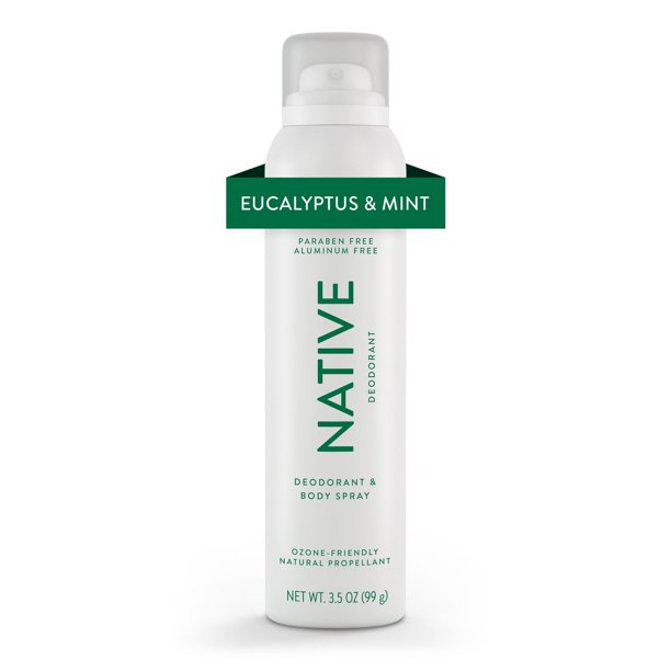 Native Aerosol-Free Spray Deodorant, Eucalyptus & Mint, 99g - Walmart.ca