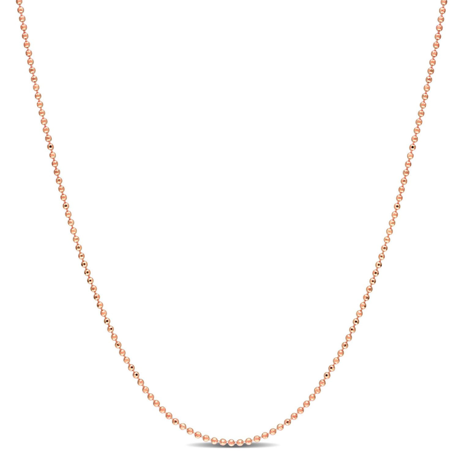 Click here for Miabella 18k Rose Gold Plated Sterling Silver Ball... prices