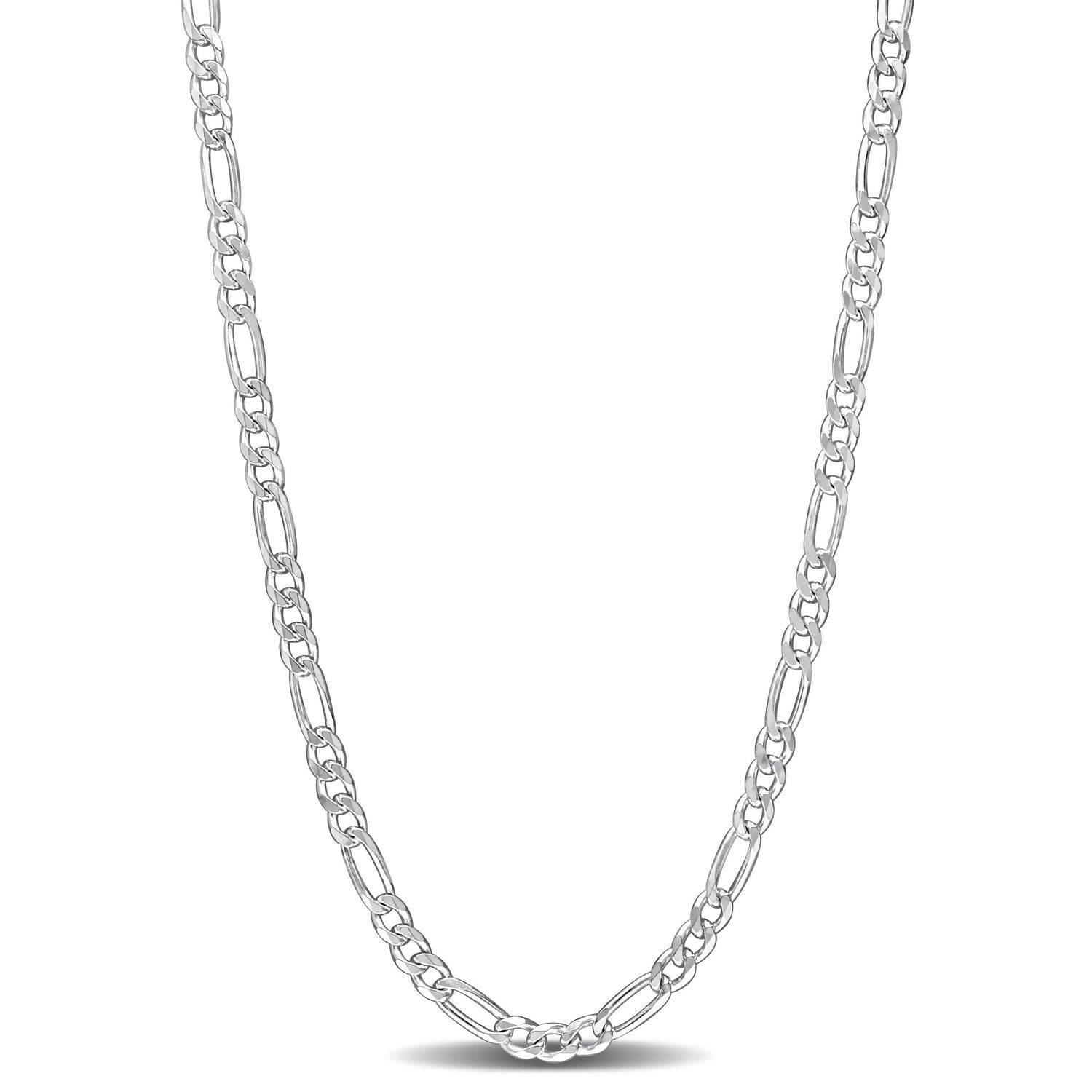 Click here for Miabella Sterling Silver Figaro Necklace 20 prices