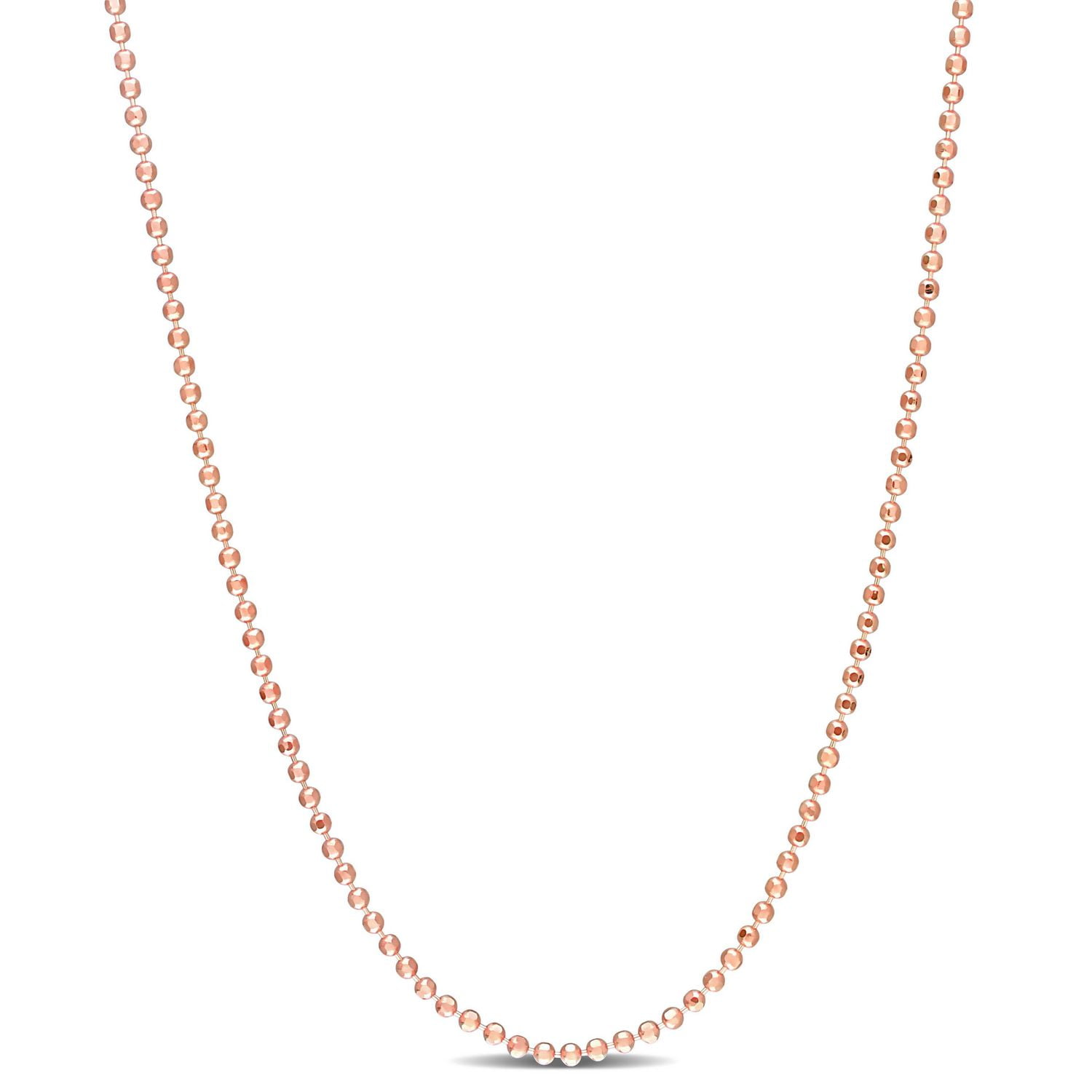 Click here for Miabella 18k Rose Gold Plated Sterling Silver Ball... prices