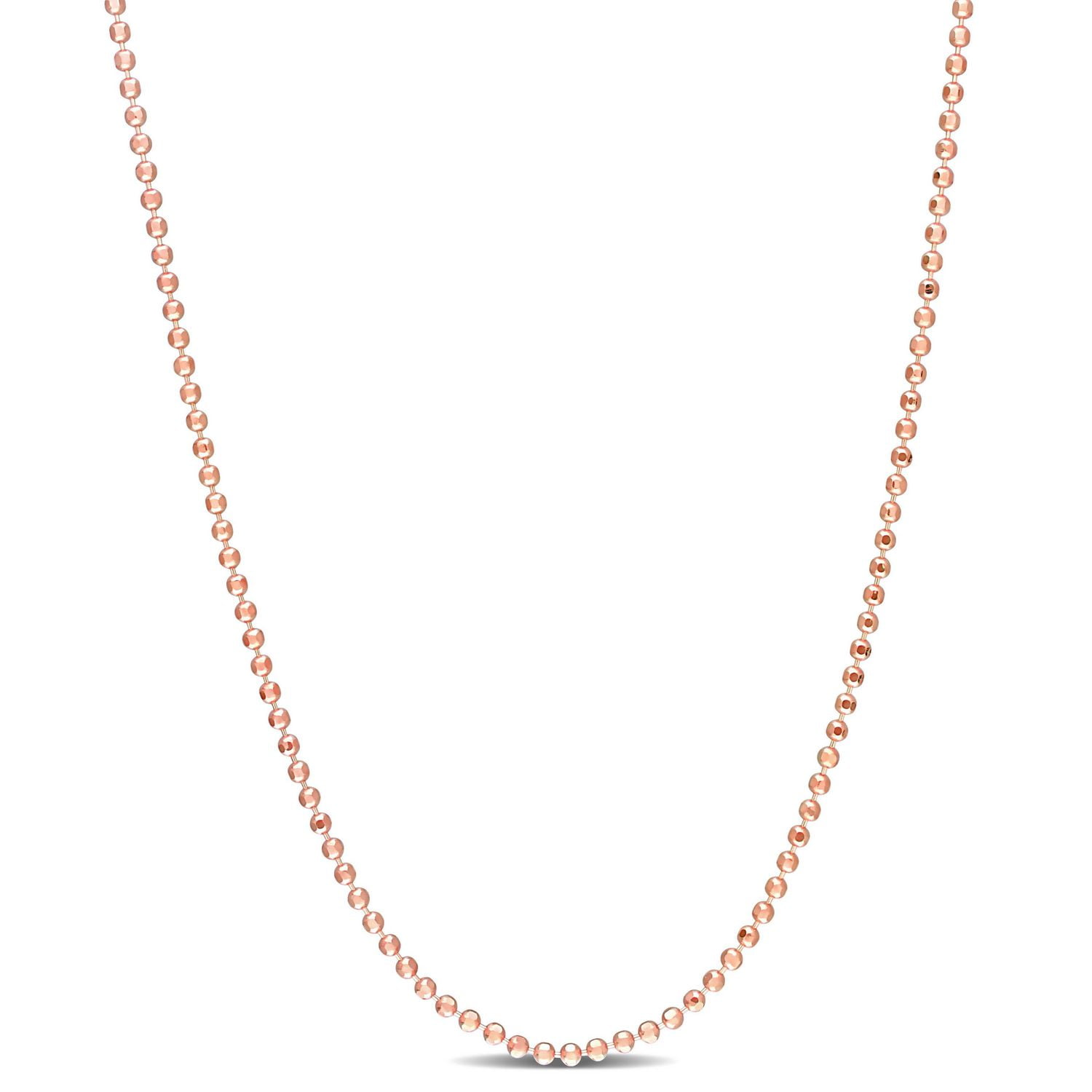 Click here for Miabella 18k Rose Gold Plated Sterling Silver Ball... prices