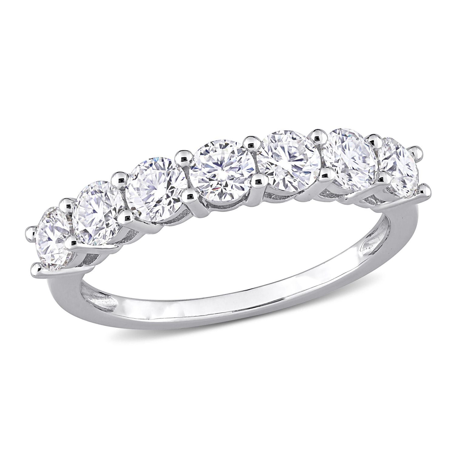 Click here for Miabella 1 Carat T. G.W. Moissanite Sterling Silve... prices