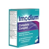 Imodium Complete Antidiarrheal and Gas Relief Caplets with Loperamide ...