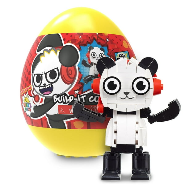 Ryan’s World Build-It Egg, Combo Panda, over 100-bricks - Walmart.ca