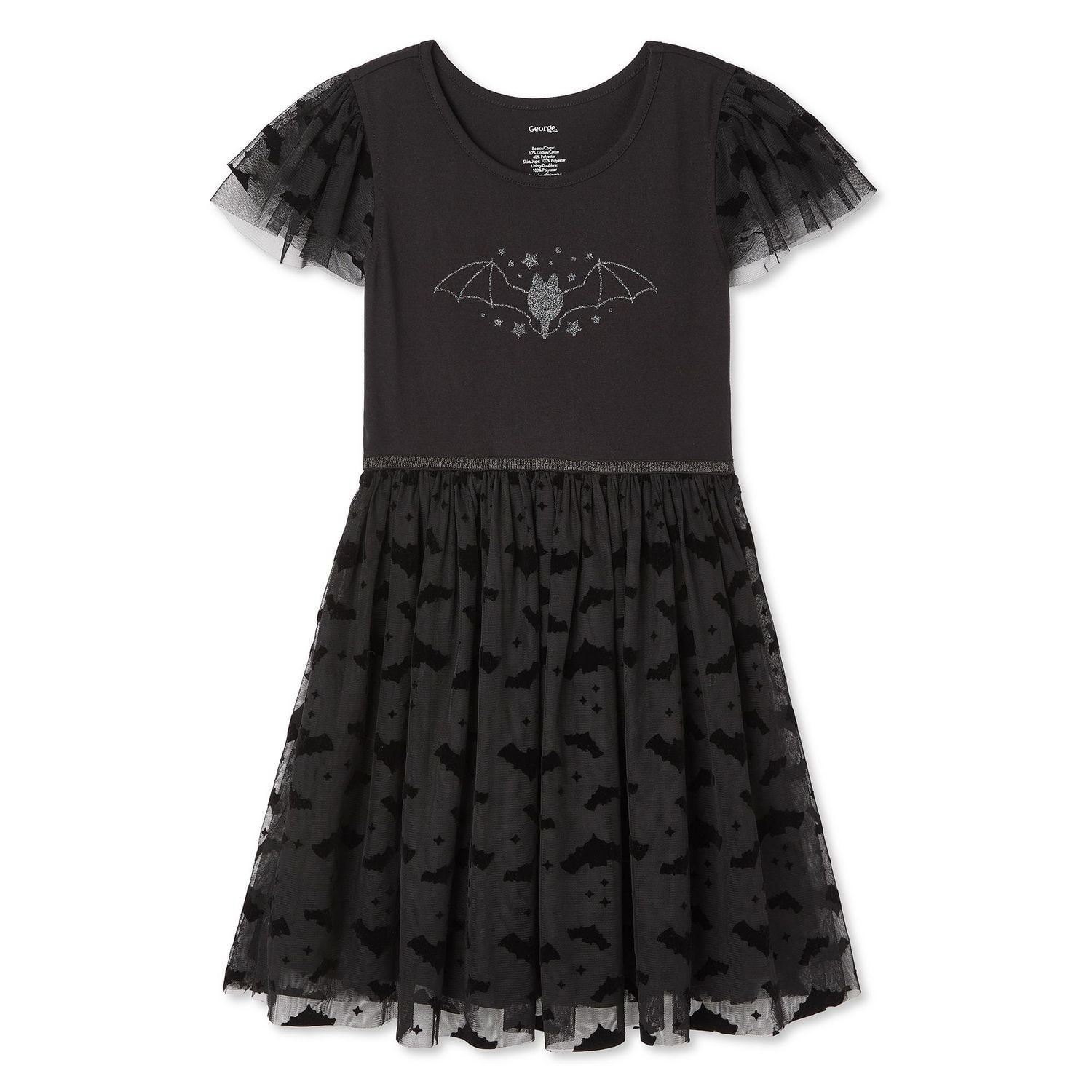 Click here for George Girls Halloween Bat Dress S prices