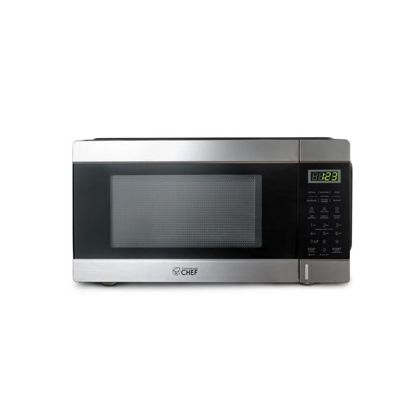 1.1 Cu Ft Microwave with 10 Power Levels, Small Microwave with Push ...