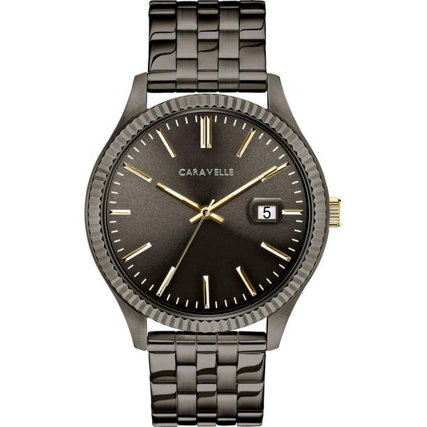 Caravelle Mens Gray Quartz Watch - Walmart.ca