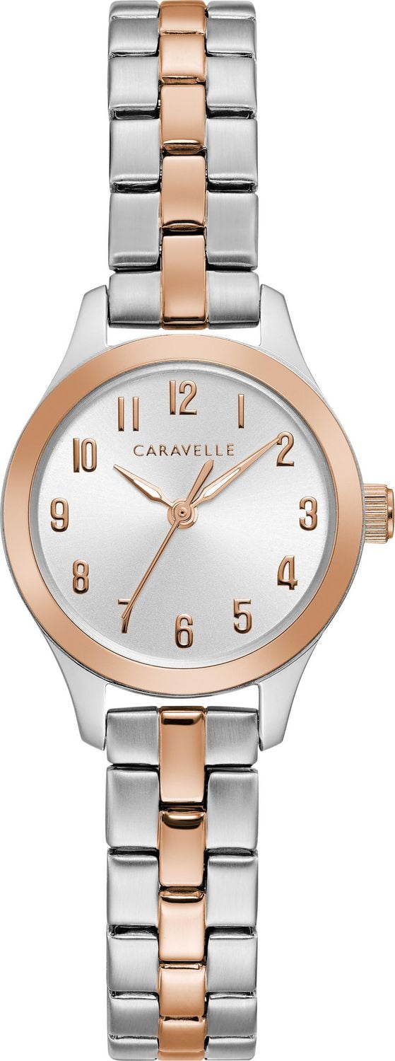 Click here for Caravelle Ladies Two-Tone Quartz Watch One Size prices