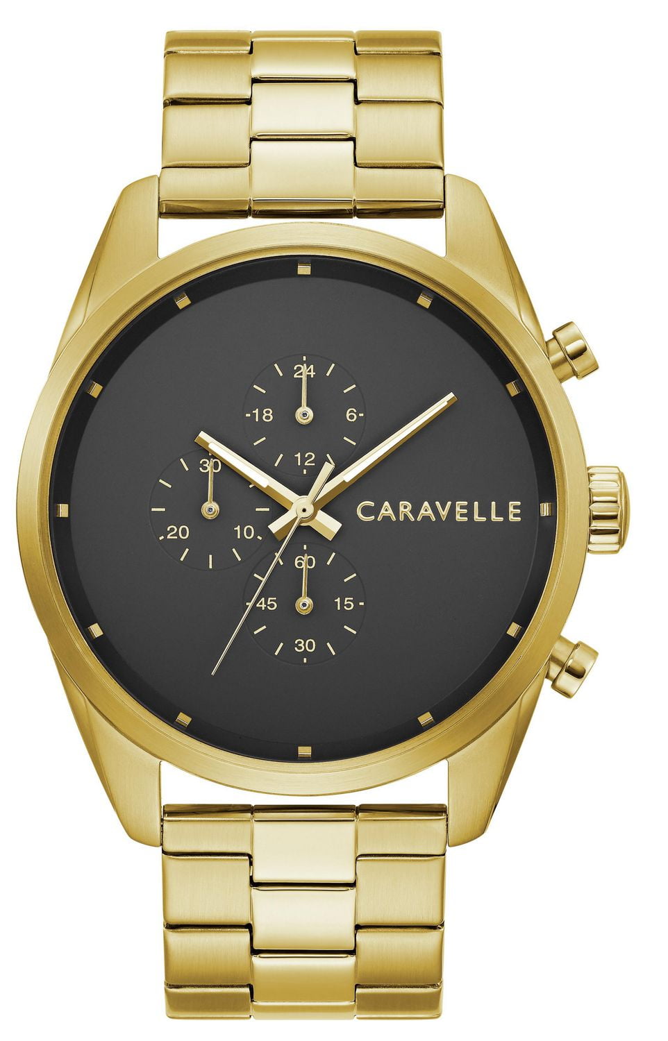 Caravelle Mens Gold-Tone Quartz Watch | Walmart Canada