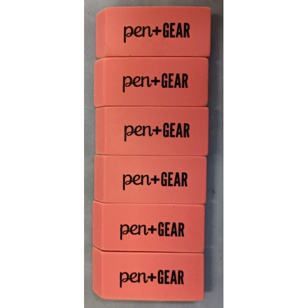 Pen+Gear 6-Pack Erasers, Pink - Walmart.ca