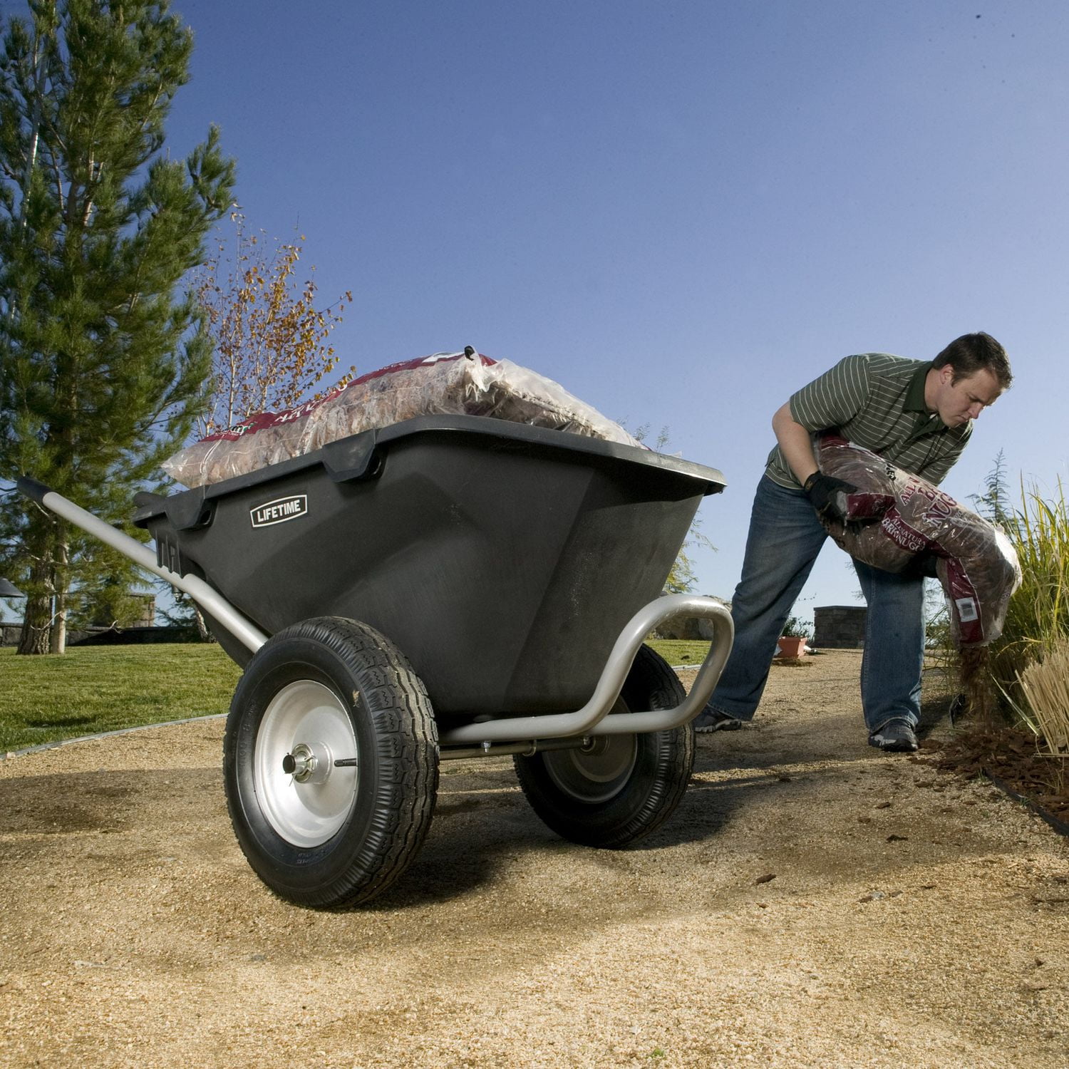 Lifetime wheelbarrow store