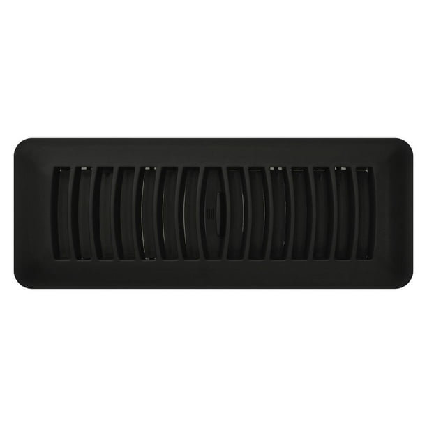 Imperial 3" x 10" Black Plastic Floor Register, Louvered, 3"x10" BLK ...