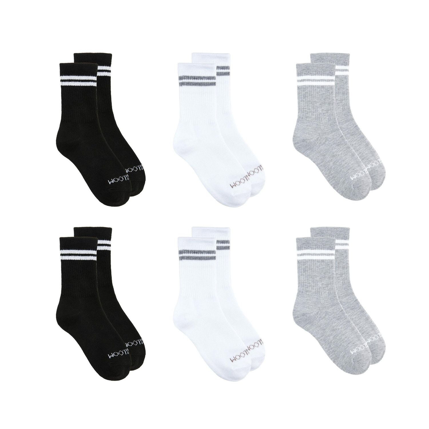 Click here for Fruit Of The Loom All Day Comfort Crew Socks For G... prices