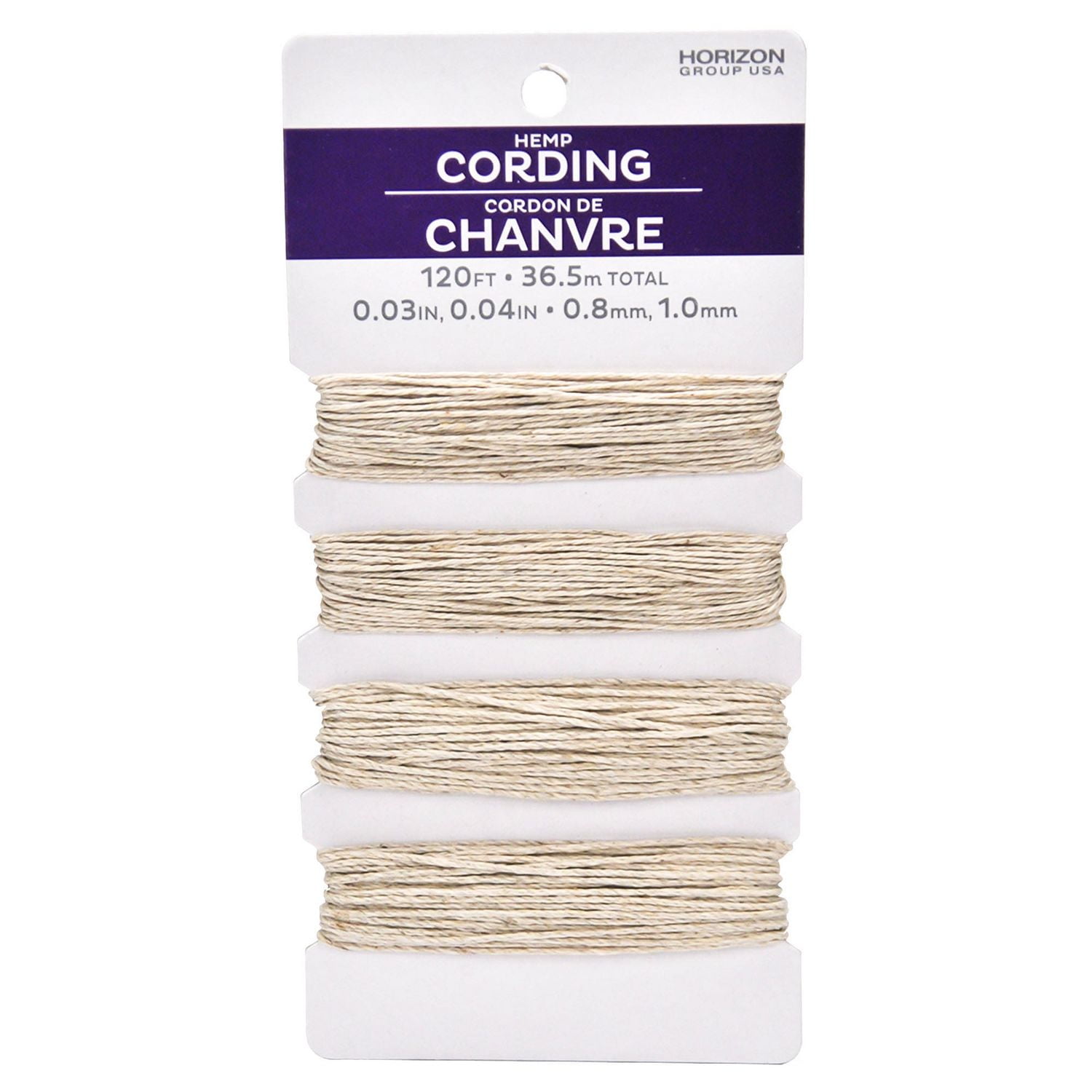 Hemp Cording Pack in Natural | Walmart Canada