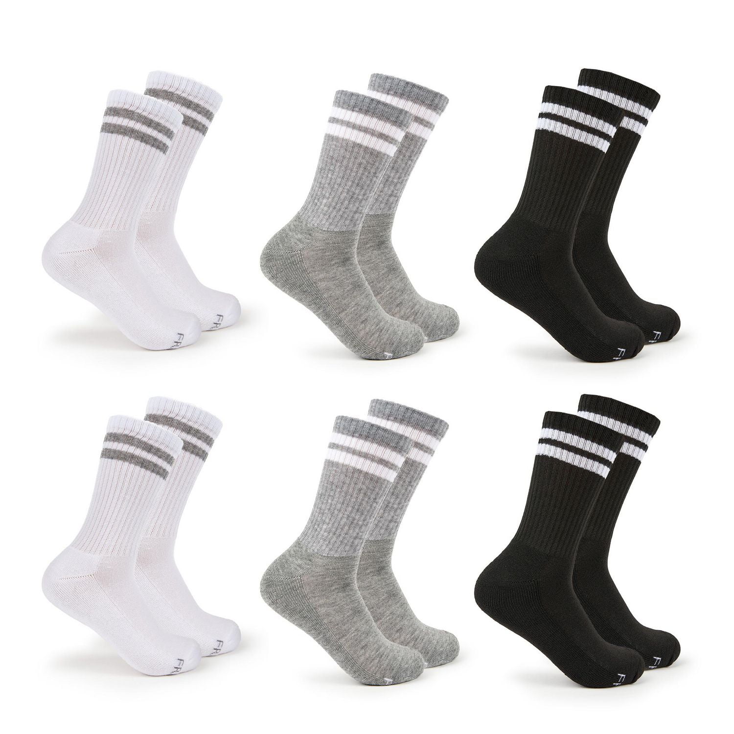 Click here for Fruit Of The Loom All Day Comfort Crew Socks (6-Pa... prices
