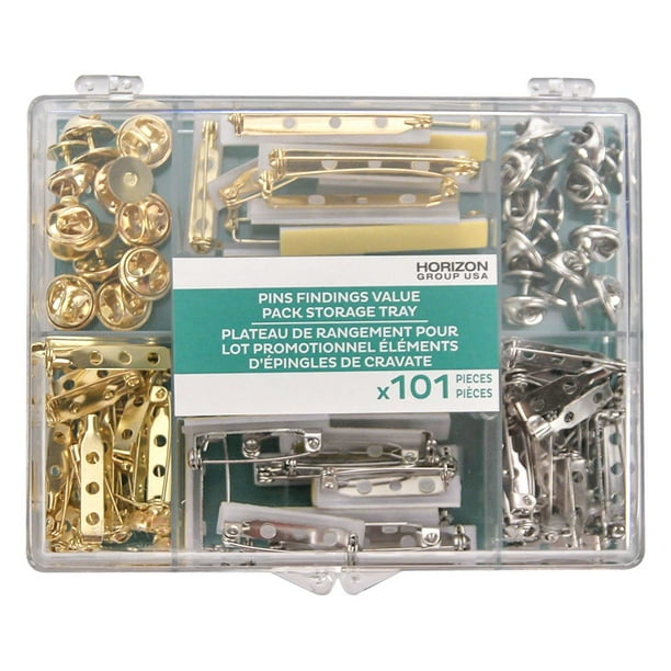 Pins Findings Value Pack Storage Tray in Gold & Silver - Walmart.ca