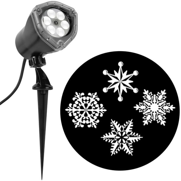 Lightshow Projection-Whirl-a-Motion-Ornate SnowFlurry (White), Light ...