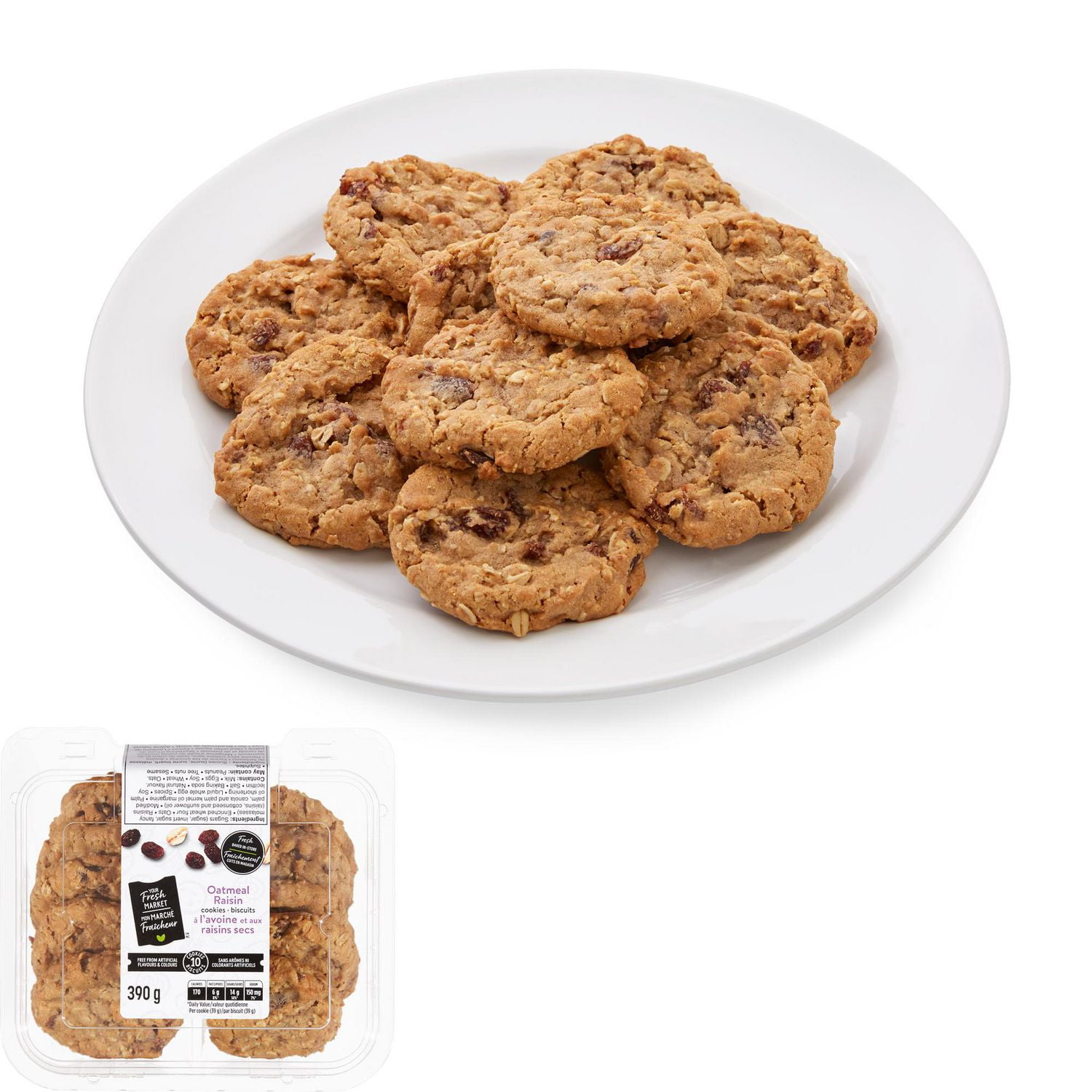 Your Fresh Market Oatmeal Raisin Cookies | Walmart Canada