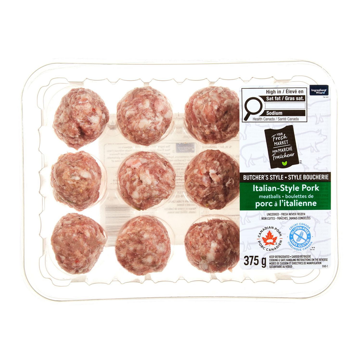 Click here for Italian Style Pork Meatballs  Your Fresh Market prices