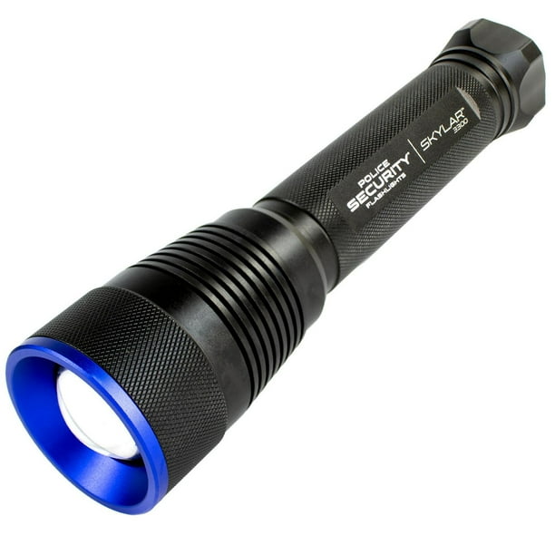 Police Security Skylar 9AA Flashlight, 5 Modes, 3300 Lumen, 9AA ...