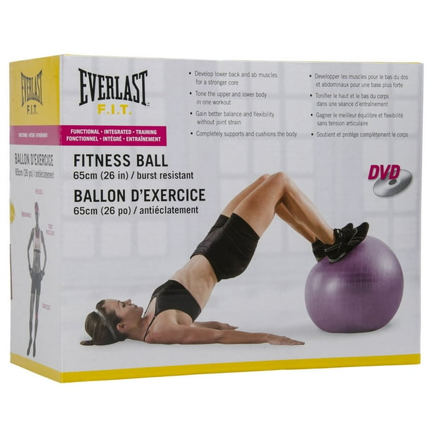 Everlast 65 Cm Burst Resistant Fitness Ball - Walmart.ca