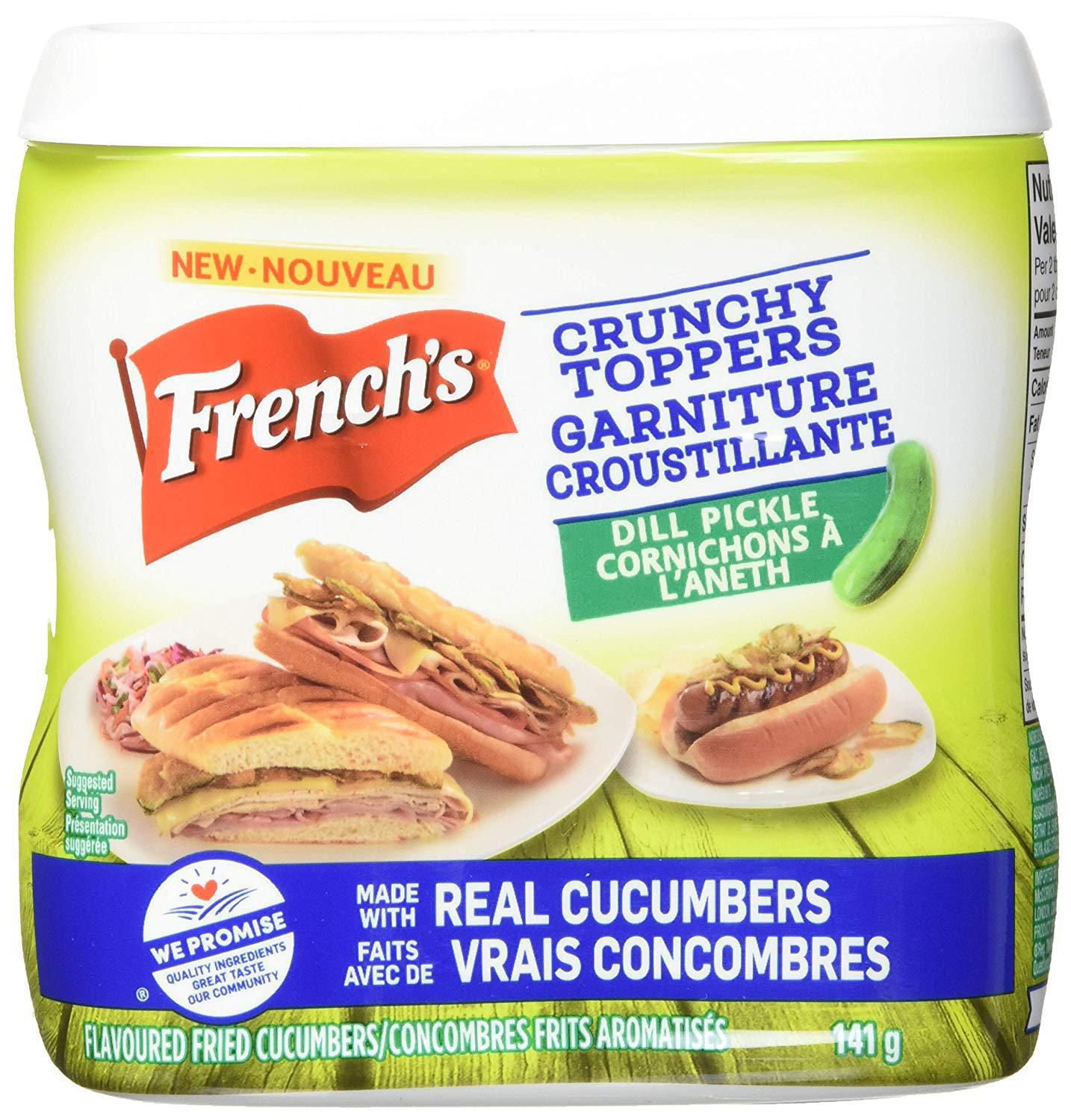 French's, Crunchy Toppers, Pickles, 140 Grams | Walmart Canada