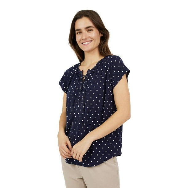 CHAPS-LACE UP TOP - Walmart.ca