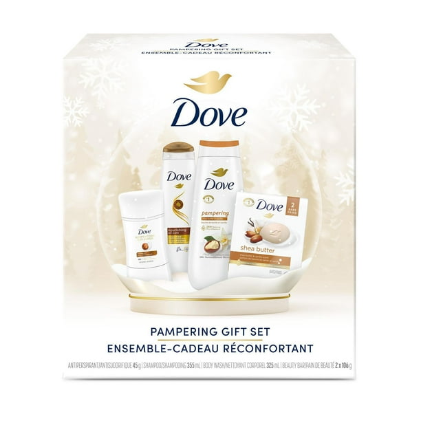 Dove Ultimate Pampering Gift Set with Shea Butter & Vanilla, Pack of 4 ...
