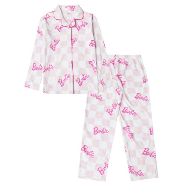 Barbie Knit Sleep 2 Piece PJ set - Kids, Sizes XS-L - Walmart.ca