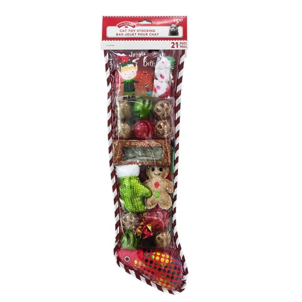 Holiday Time 21 Piece Cat Toy Stocking, Brown - Walmart.ca