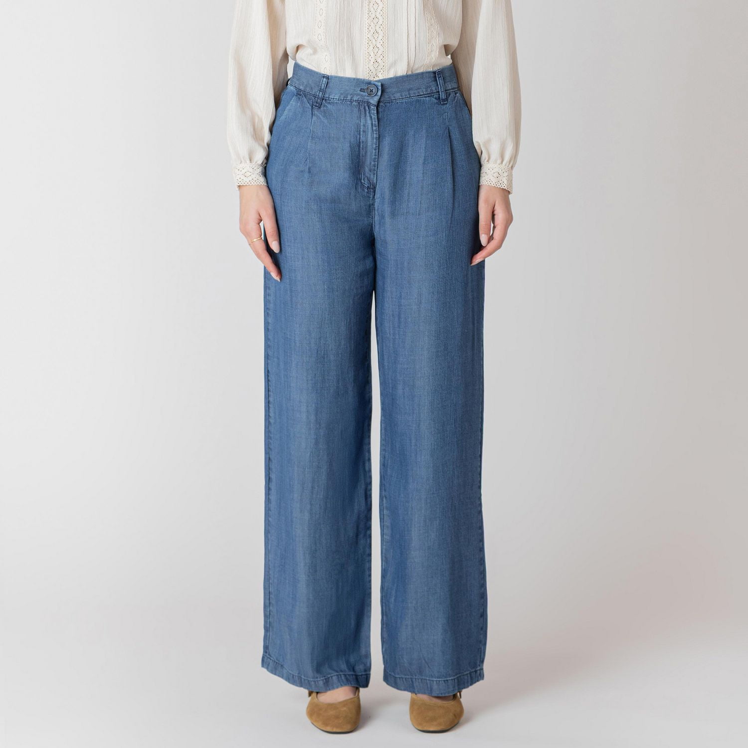 Click here for Devoted Wide Leg Tencel Pants M prices