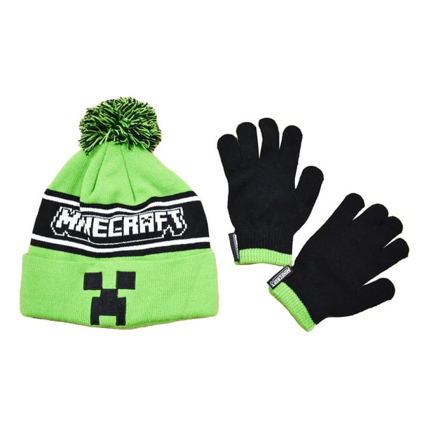 Boys Minecraft 2 Piece Creeper Winter Set - Walmart.ca
