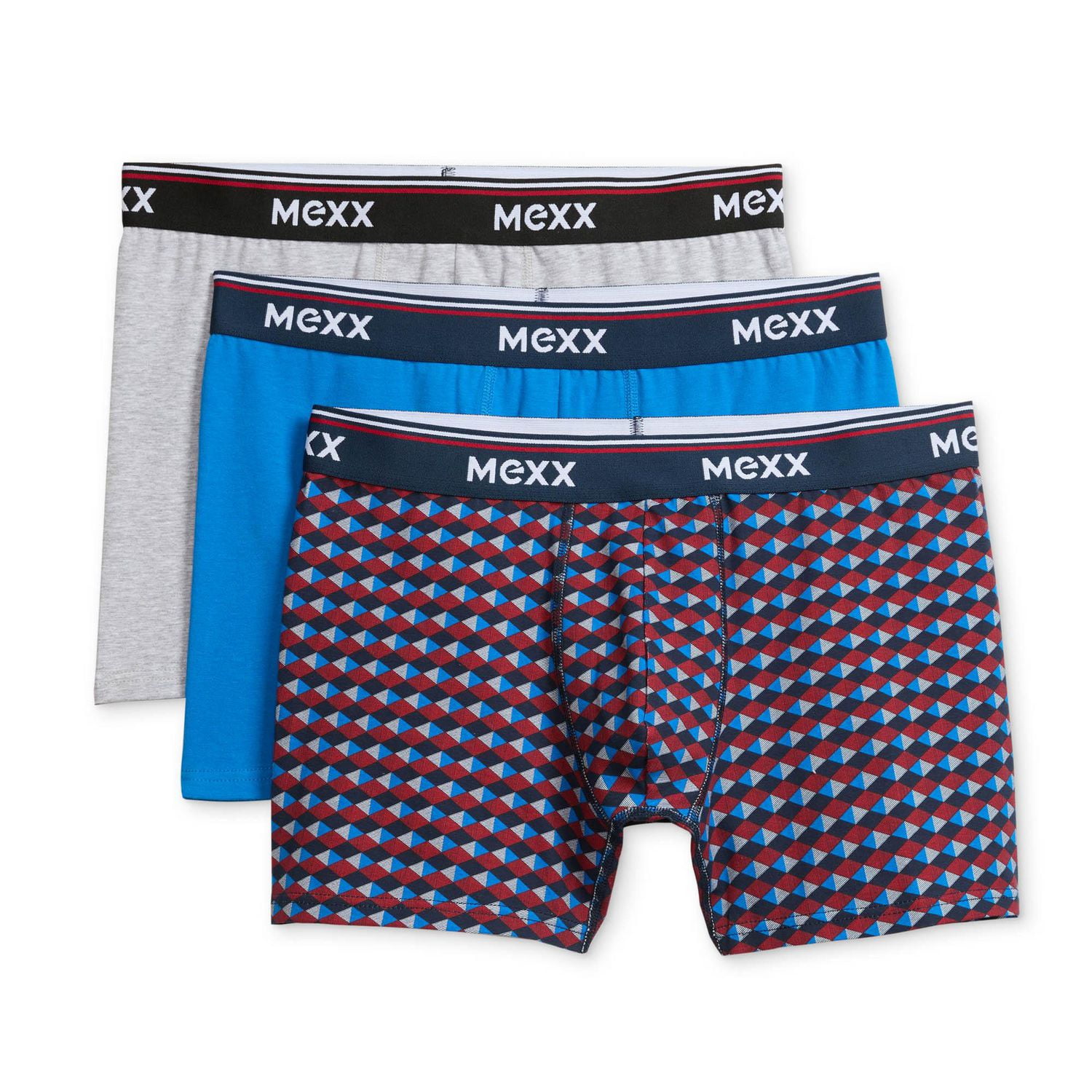 Click here for Mexx Mens 3-Pack Boxer Briefs With Branded Elastic... prices