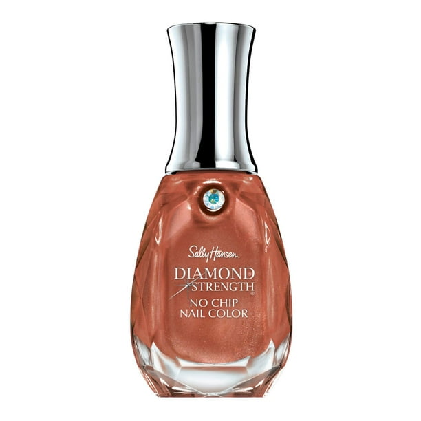 Sally Hansen Diamond Strength® Nail Color, Infused with real Micro-Diamonds & Platinum, 10-day ...