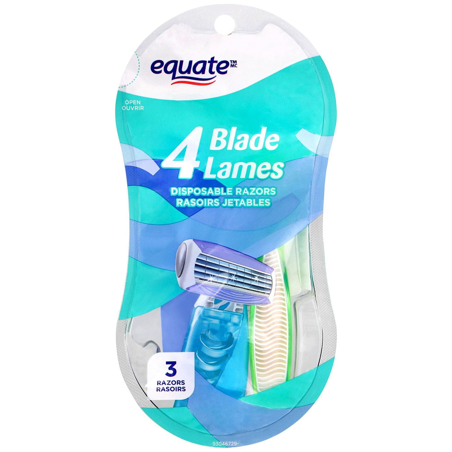 Equate Women's 4 Blade Disposable Razors, 3 Razors - Walmart.ca