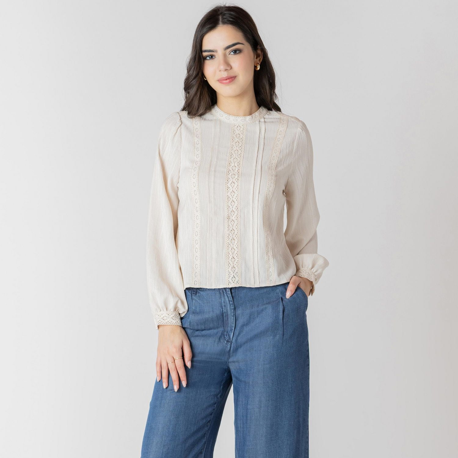 Click here for Devoted Long Sleeve Blouse M prices