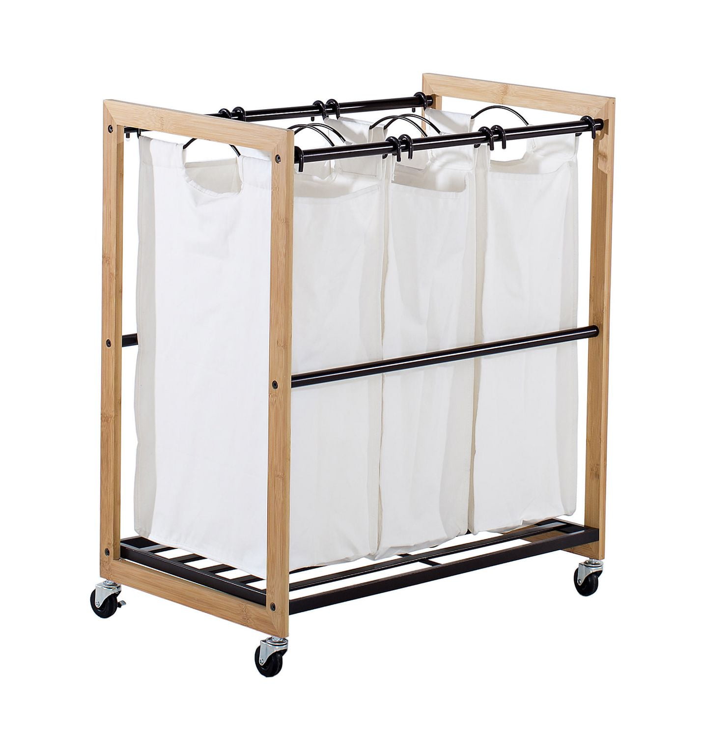 TRINITY EcoStorage 3-Bag Bronze Laundry Cart | Walmart Canada