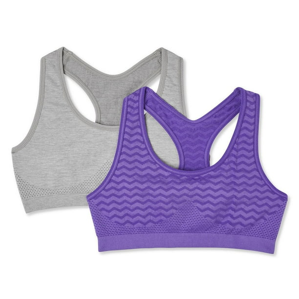 George Girls' Racerback Bras 2-Pack, Sizes S-XL - Walmart.ca