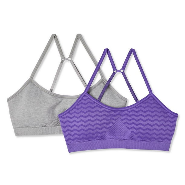George Girls' 2 Pack Bralettes, Sizes S-XL - Walmart.ca