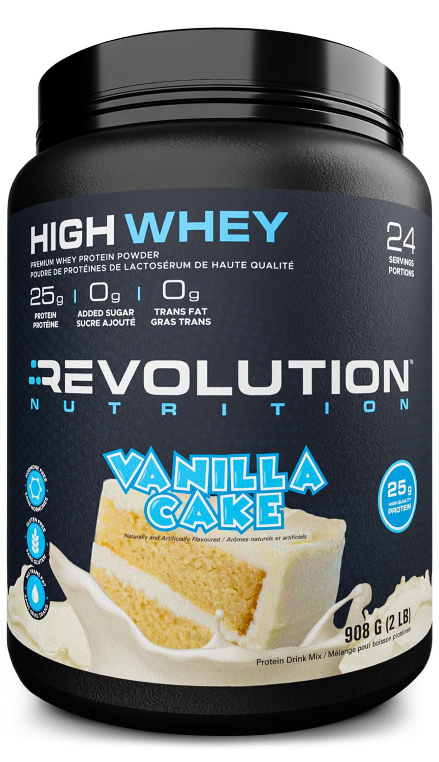 Revolution Nutrition, High Whey, Protein Powder 2LB, Whey Isolate, 25g ...