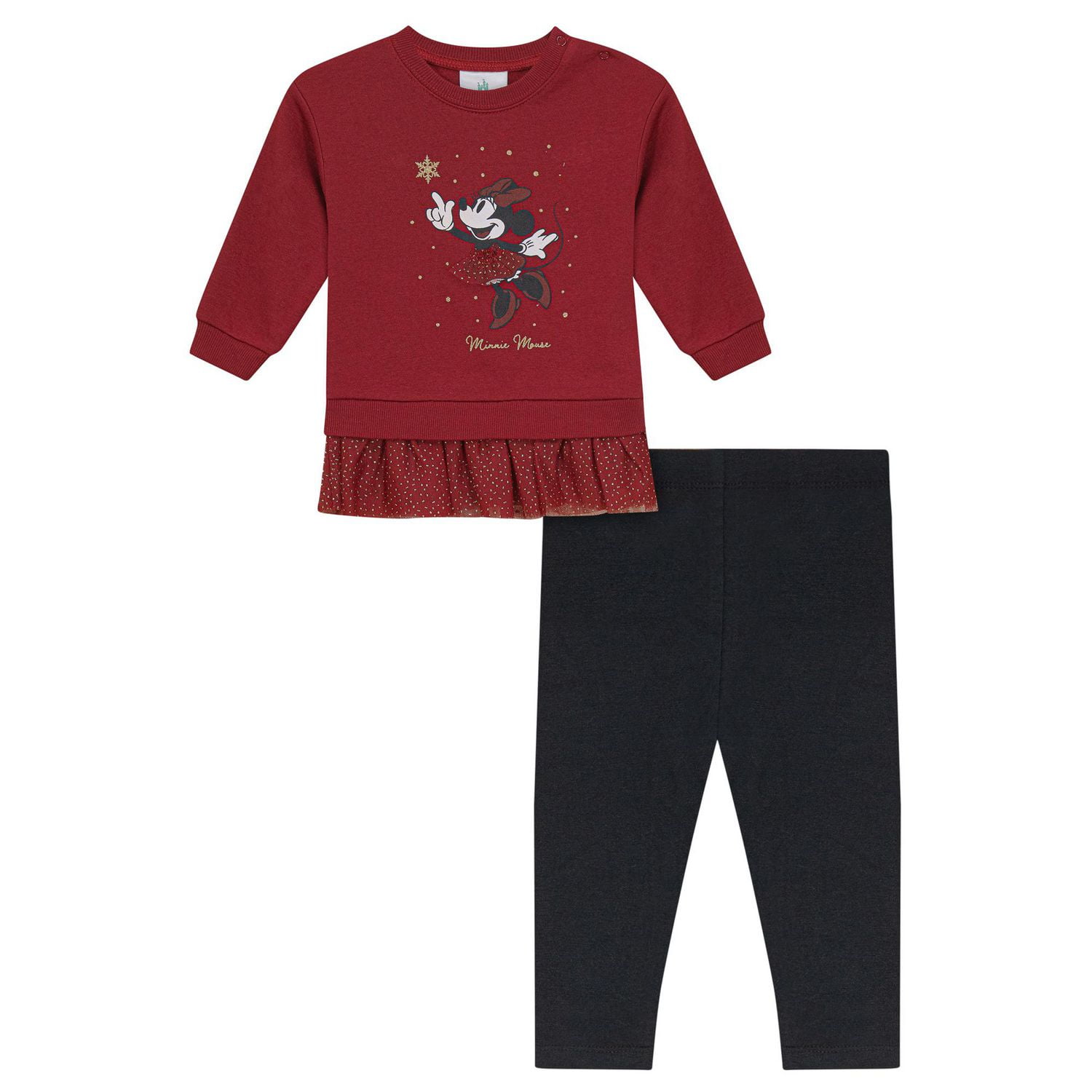 Click here for Disney Minnie Mouse Tunic & Leggings Set 6-12 Mont... prices