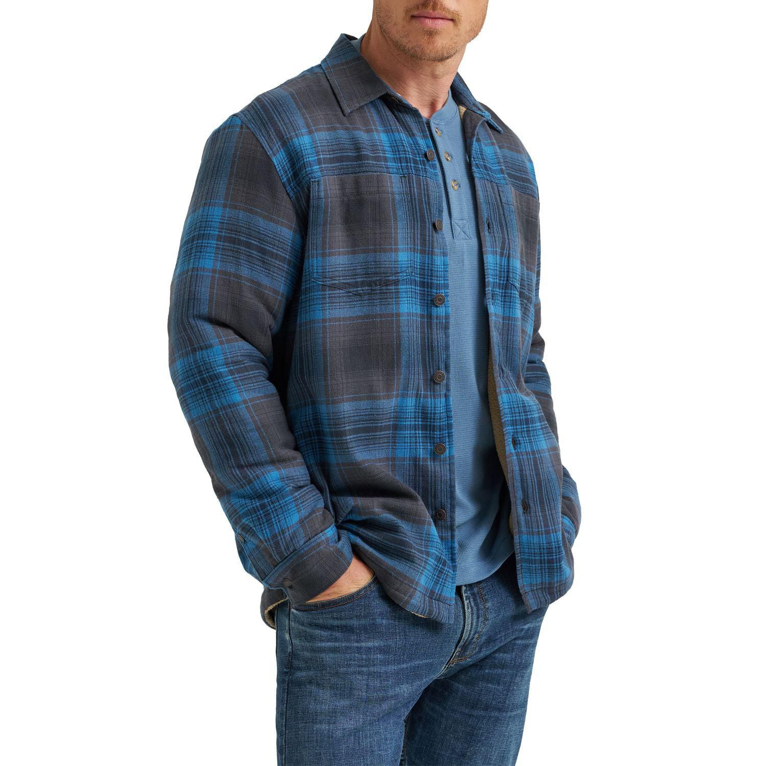 Click here for Wrangler Mens Plaid Sherpa Lined Shirt Jacket 3xl prices