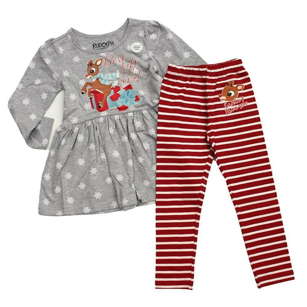 Toddler Girl's Rudolph the Red Nosed Reindeer 2pc set - Walmart.ca