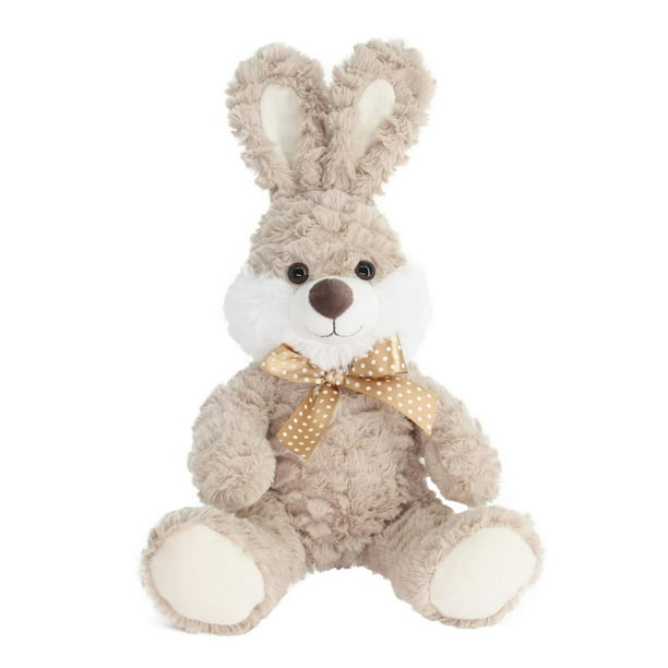 Way to celebrate 10inch rabbits with ribbons plush toys---multi colors ...