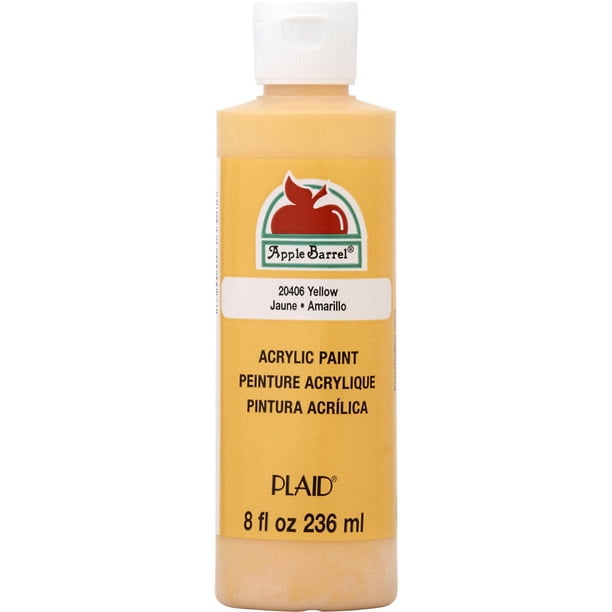 Apple Barrel 8 oz Yellow, 8 oz Matte Acrylic Paint - Walmart.ca