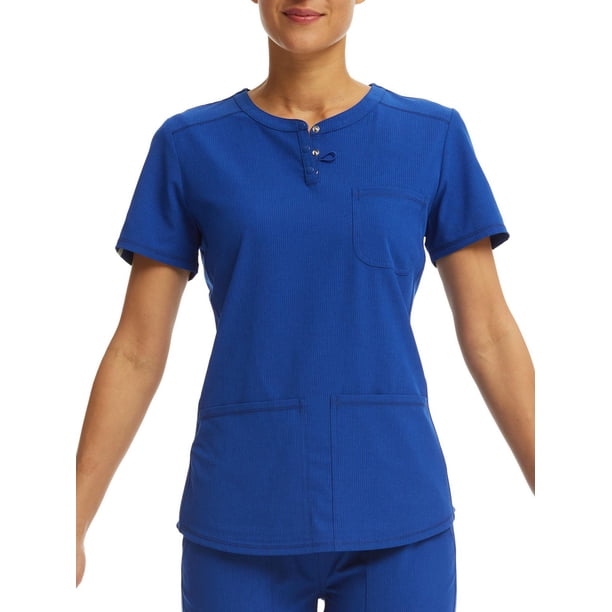 Women's Active Henley Scrub Top - Walmart.ca